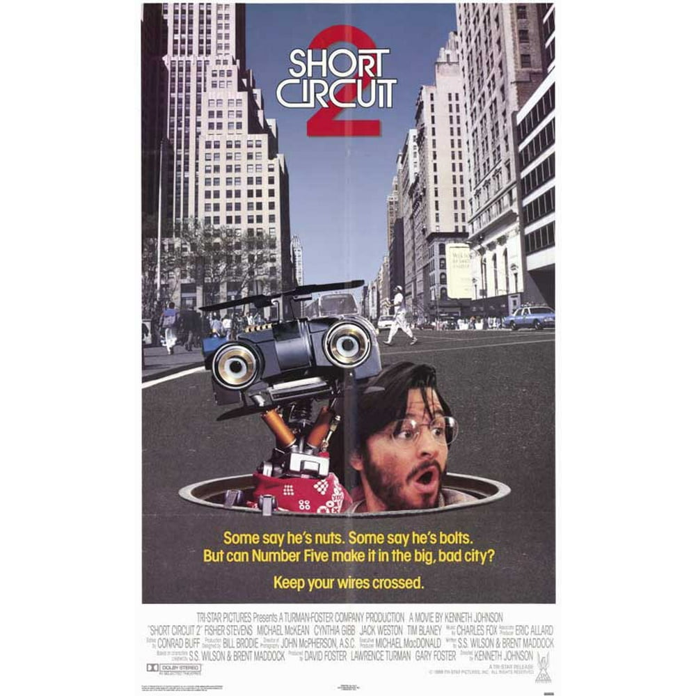 Short Circuit 2 - movie POSTER (Style B) (11" x 17") (1988) - Walmart ...
