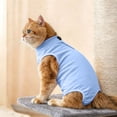 CHENjy Cat Surgery Recovery Suit, Cat Onesie for Cats After Surgery ...
