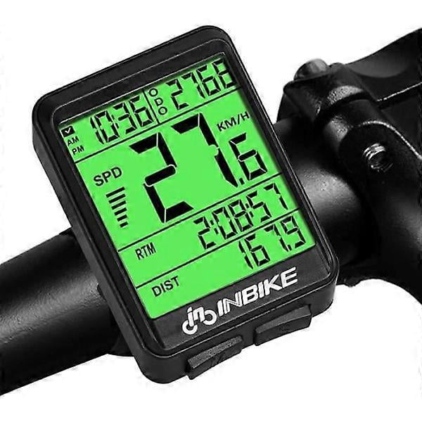 Wireless Bike Computer IP54 Waterproof Bike Odometer Speedometer ...