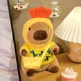 Capybara Plush with 9 pcs Clothes & Accessories, 10.2 in Cute Capybara ...