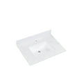 Altair Aosta White Composite Stone 31in Bathroom Vanity Top - Walmart.com