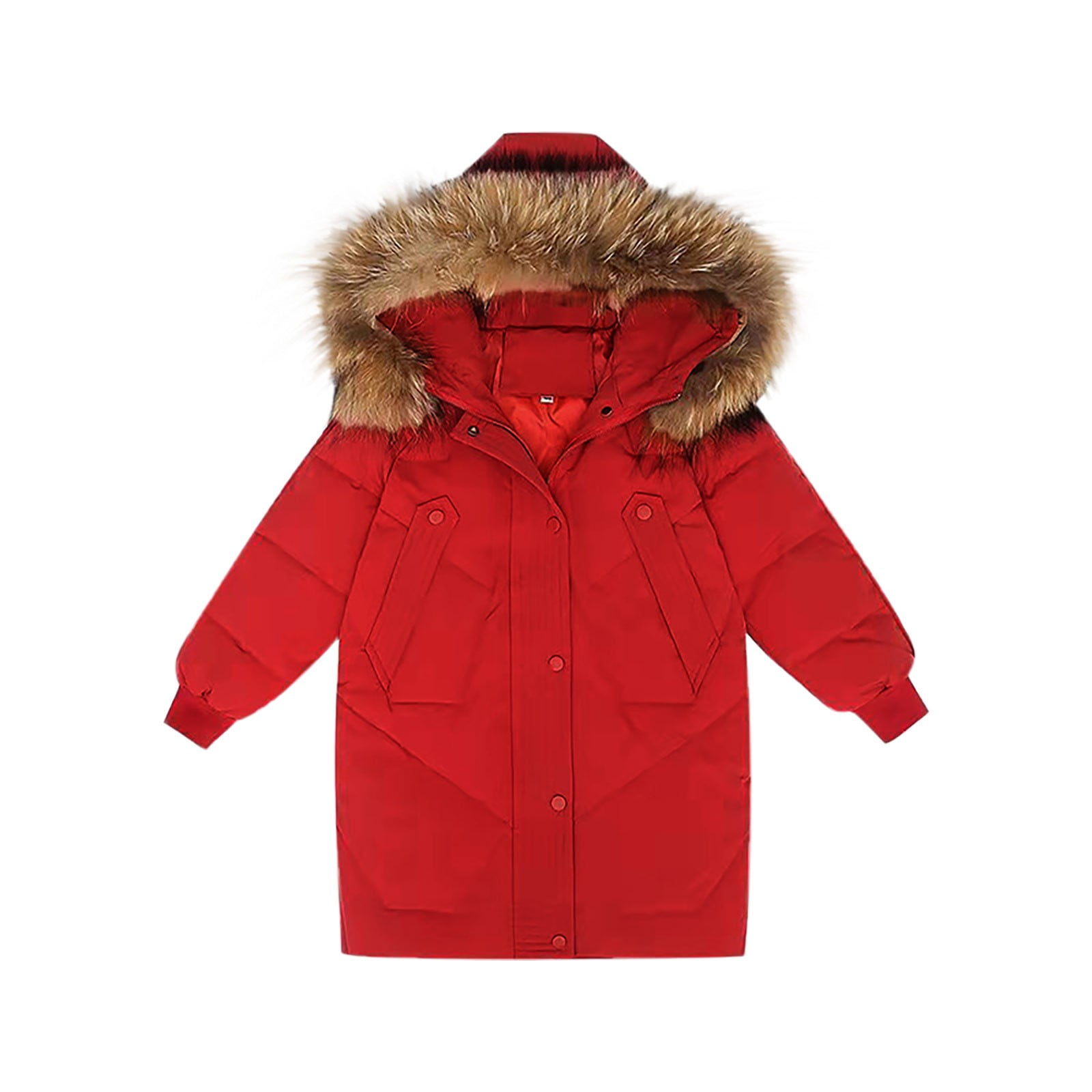 Click here for Posijego Big Girls Puffer Coat Hooded Snow Mid Len... prices
