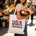 250th Anniversary Usa Canvas Tote Bag, Patriotic 4th of July Usa Themed ...