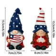 250 Anniversary USA Patriotic Resin Figurine Desktop Ornament for ...