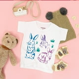 Bunny Stencils for Painting Rabbits Drawing Template Easter Rabbit ...