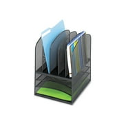 Rolodex Distinctions Desk Organizer, 5 7/8 x 5 7/8 x 4 1/2, Metal/Black ...