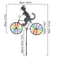 Gustave Cat Dog Bicycle Wind Spinners, Lawn Decor, Kids Outdoor Toys ...