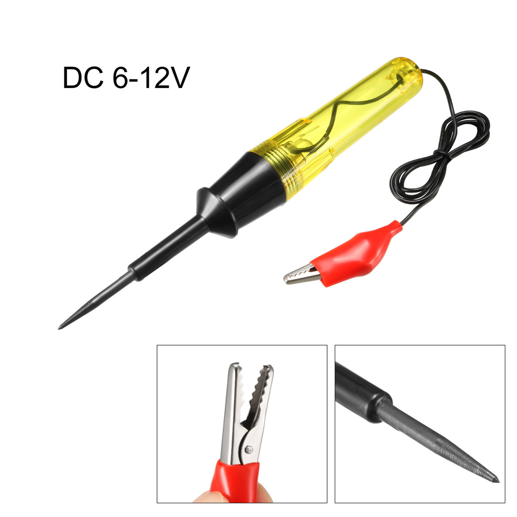 Car Voltage Tester, Auto Truck Heavy-Duty Circuit Test Pen, DC6V/12V ...