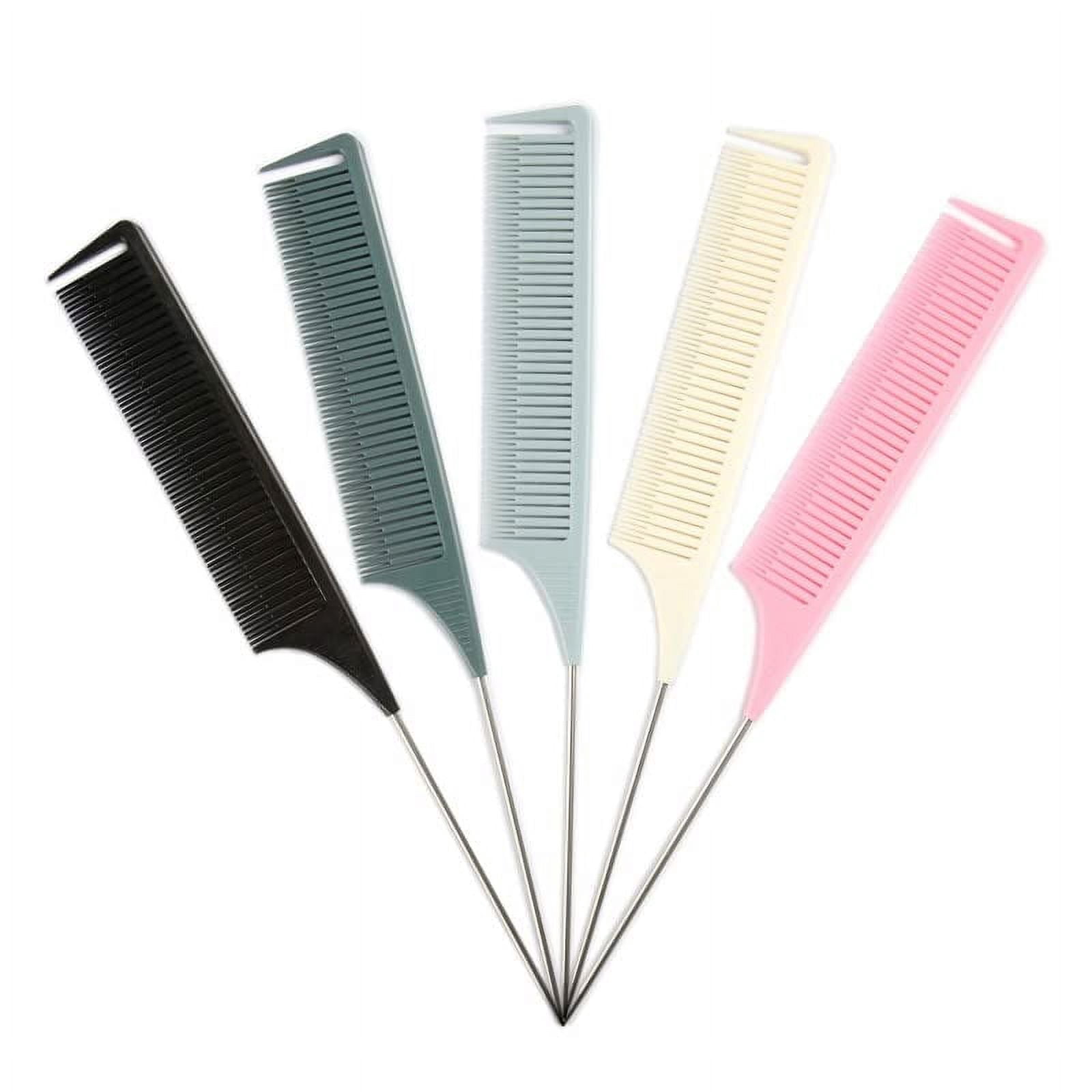 Allegro Combs 9-Inch Long Hair Styling Combs - Random Colors, Plastic ...