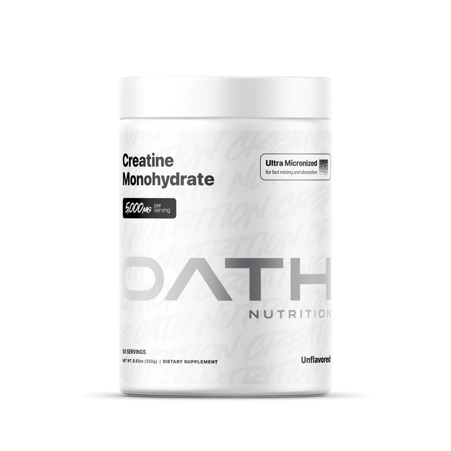 Creatina en polvo OATH NUTRITION Ultra Micronizada, 5 kg, 50 dosis ...