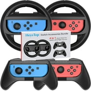 Nintendo Switch Racing Wheel (2-Pack) by Old Skool for use with Joy-Con ...