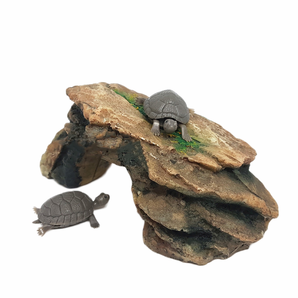 Bobasndm Turtle Basking Platform,Rock for Turtle Tank,Baby Tortoise ...