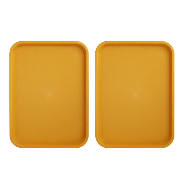 Food Tray, Slip Resistance Lunch Tray For Dining Hall Yellow - Walmart.ca