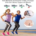 XIRQI 4PC Bunion Toe Separators Spacers Corrector with 2 Loops for ...