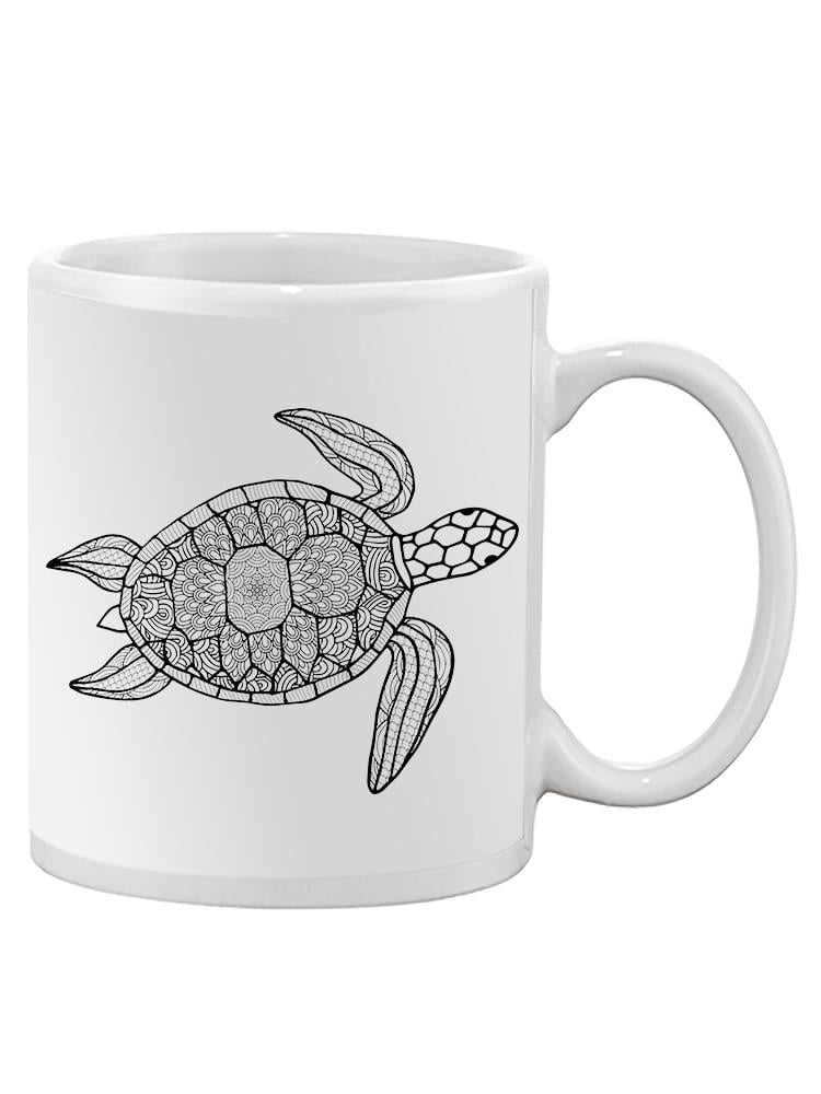 Tortoise Mandala Lineart Mug - Image by Shutterstock, - Walmart.com