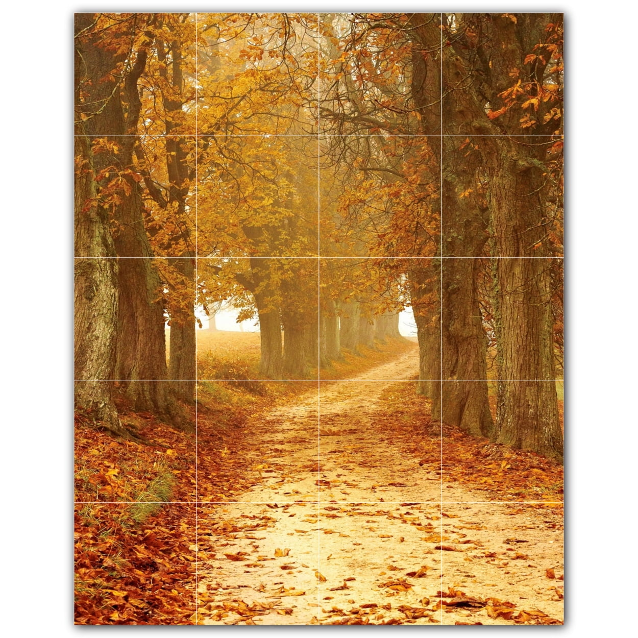Picture-Tiles.com: Autumn Ceramic Tile Wall Mural WAL500028-45M. 24"W x ...