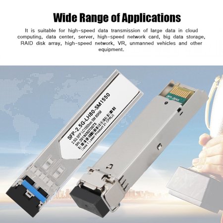 SFP-2.5G-LH80-SM1550 High Performance Optical Module, Dual Fiber ...