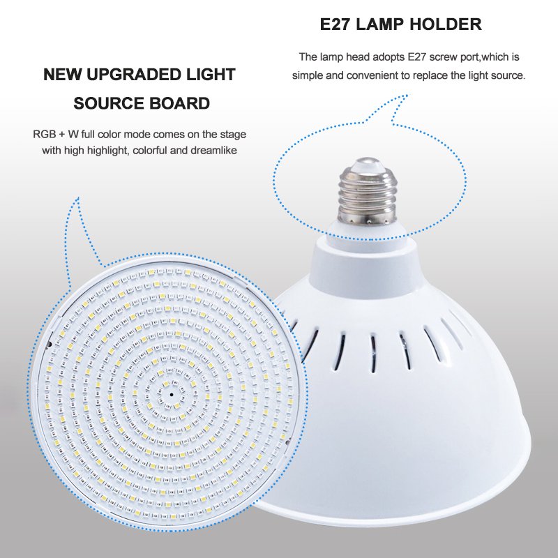 Wyzm 12 Volt 35 Watt Color Changing Led Pool Light Bulb | Shelly Lighting