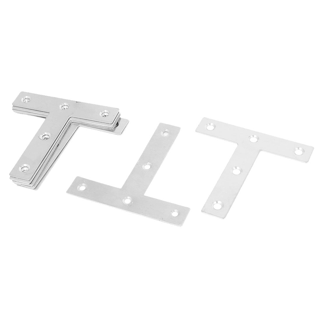 Uxcell 80mmx80mmx16mm Metal T Shaped Flat Plate Corner Brace Angle ...
