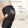 Knee Massager for Circulation, Air Compression Knee Massager with Heat ...