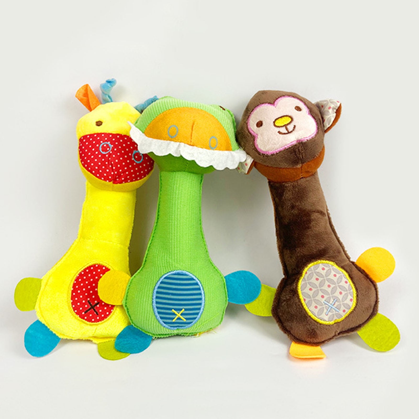Opolski Squeaky Dog Toys Pet Bite Resistant Cartoon Monkey Deer ...