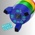 Countdown Timer! Rocket Countdown Timer for Kids - 24H Visual Timer with Alarm, Color-Coded ...