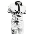 Vedolay Workout Short Sets Mens 2 Pieces Shirt And Short Sets Casual