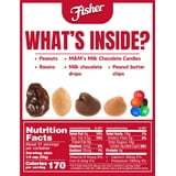 Fisher Snack Indulgent Trail Mix, 38 Ounces, Peanuts, Milk Chocolate ...