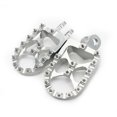 CNC Billet Wide Footpegs Pedals for Suzuki DRZ400E DRZ400S DRZ400SM ...