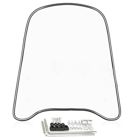 Universal Motocycle Windshield Extension Spoiler Scooter Windshield ...