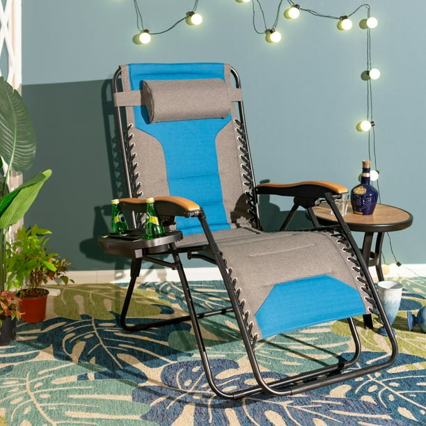 MF Studio Oversized Padded Zero Gravity Chair Heavy Duty Steel Frame ...