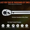 VEVOR Torque Wrench 1/2 Inch Drive, 20-250 ft.lb, Dual-Direction ...