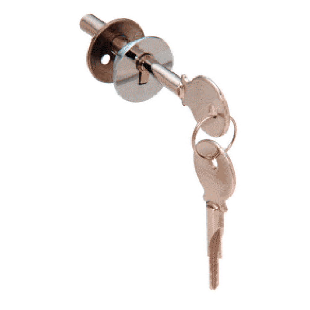 CRL LK16 Chrome Lock for Cabinet Sliding Glass Door - Walmart.com ...