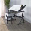 Studio Designs Graphix II White Split Top Crafting Table - Walmart.com