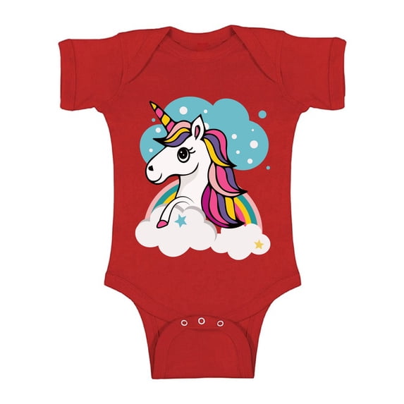 Awkward Styles Cute Unicorn Baby Bodysuit Short Sleeve Unicorn Gifts ...