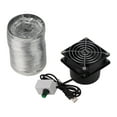 USB Adjustable Speed Smoke Absorber Fume Extractor Fan for Workspace ...