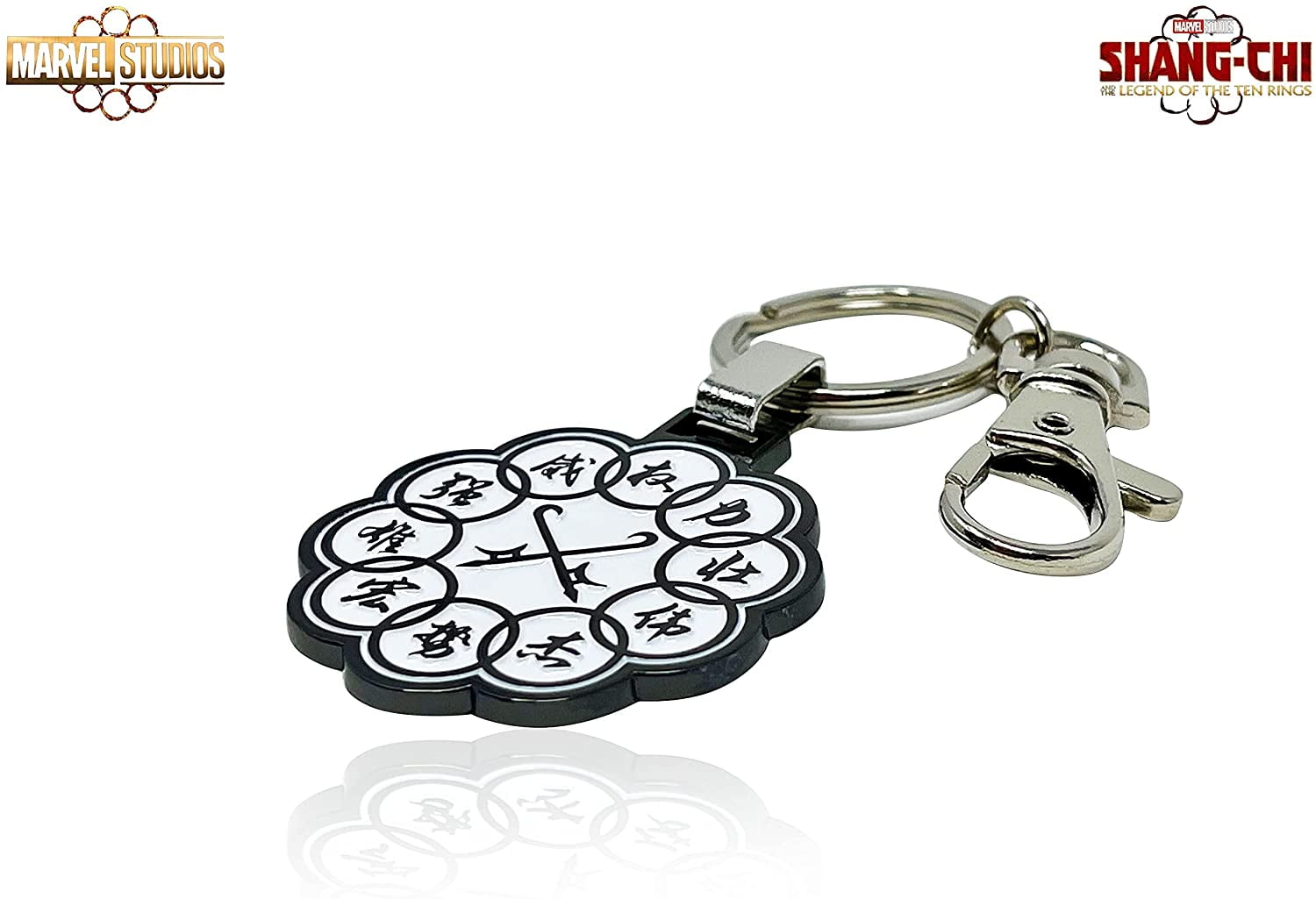 Buy SHANG-CHI The TEN RINGS SYMBOL Keychain, Shang-Chi The Legend of ...
