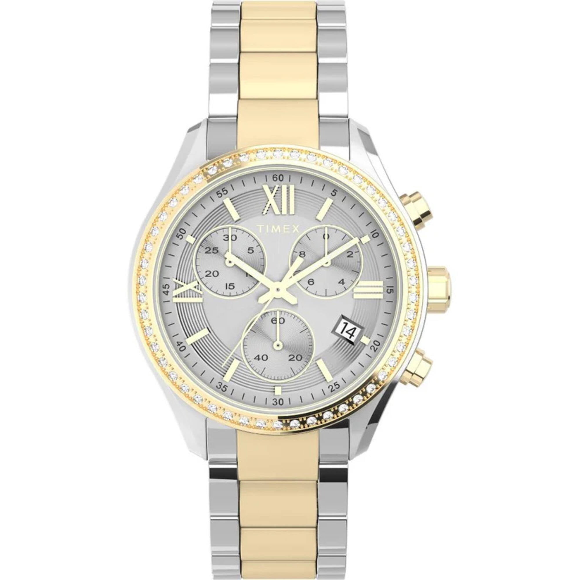 Click here for Timex Tw2v57700 Womens Chronograph Two Tone Steel... prices