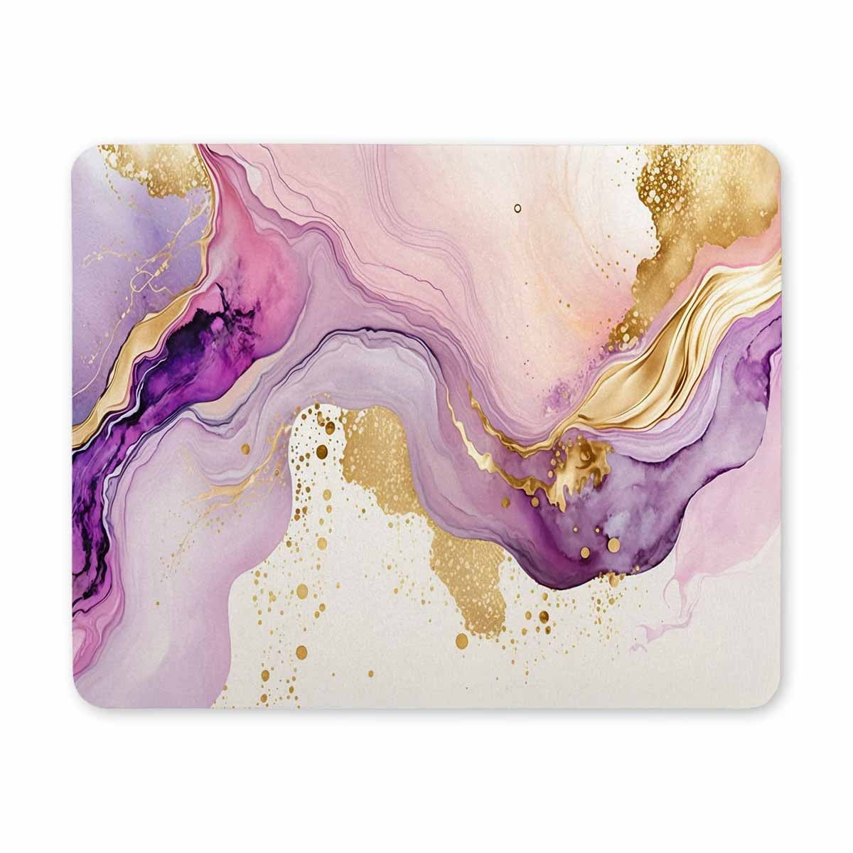 Square Gaming Mouse Pad, Office Mouse Pad, Marbled Anti-Slip Rubber ...
