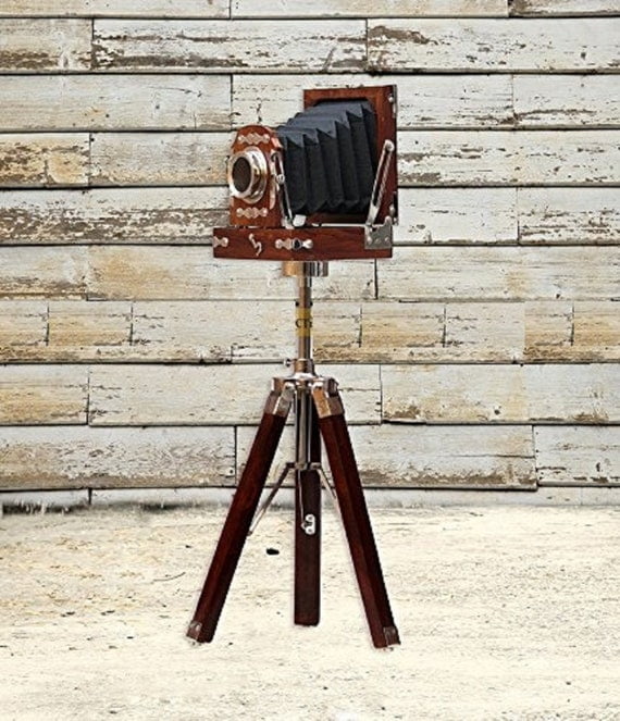 Royal Wooden Film Slide Old Retro Style Old Projector Camera With ...