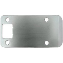Round Corner Extended Lip Strike Plate, 2-1/4" x 4", (4-1/2" Overall ...