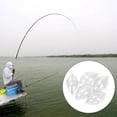 5Pcs Fishings Castings Bobbers Spin Float Fishing Clear Float Plastics ...