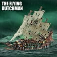 Pirate Ship Building Sets with Lights, MOC Flying Dutchman Model Toy ...