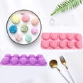3Pcs 10 Cavity Food Safe Silicone Rose Shape Ideal For Making Chocolate ...