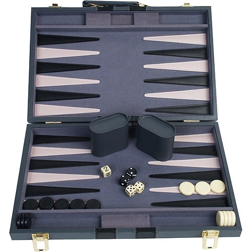 Classic Games Collection 15" Attache Backgammon Set - Walmart.com ...