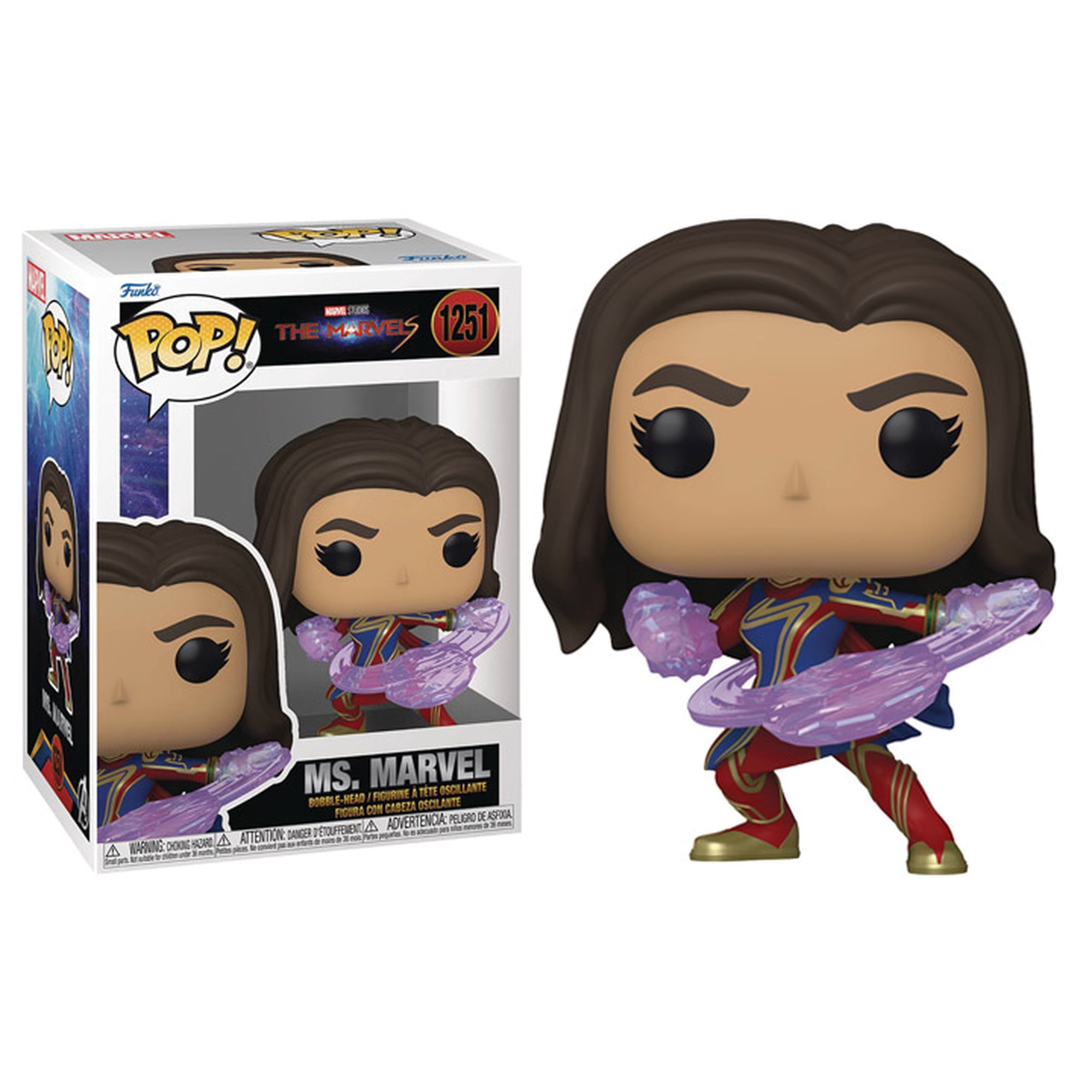Click here for Funko Pop! Marvel The Marvels Vinyl Bobble-Head Ms... prices