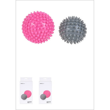 MINISO Spiky Massage Balls 2 PACS, Hard & Soft Combo, Stress ...
