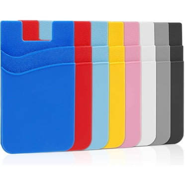 Feishell Credit Card Holder for Back of Phone with Ring Stand Stick on ...