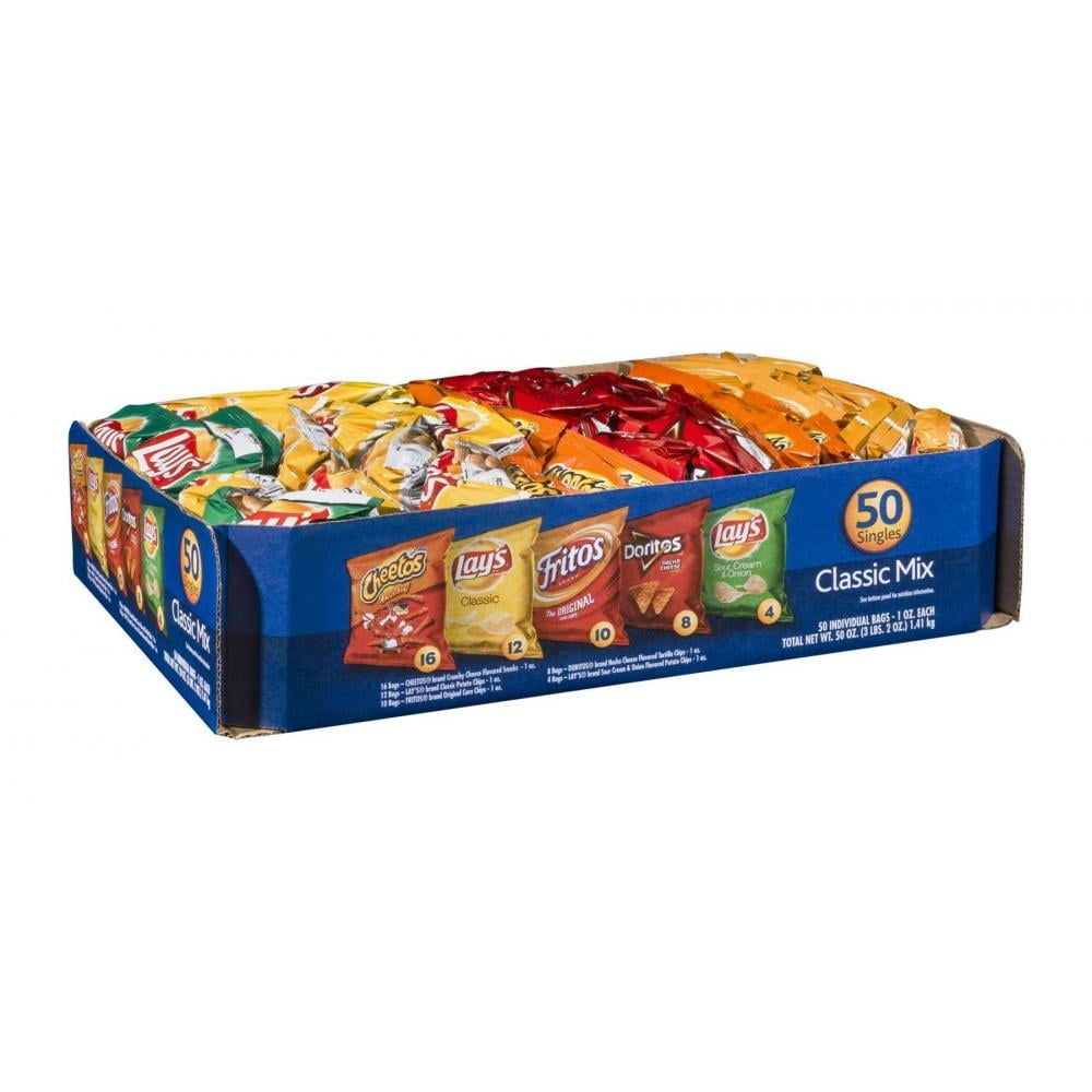 Frito-Lay Classic Mix Variety Pack, 1 Oz, 50 Ct