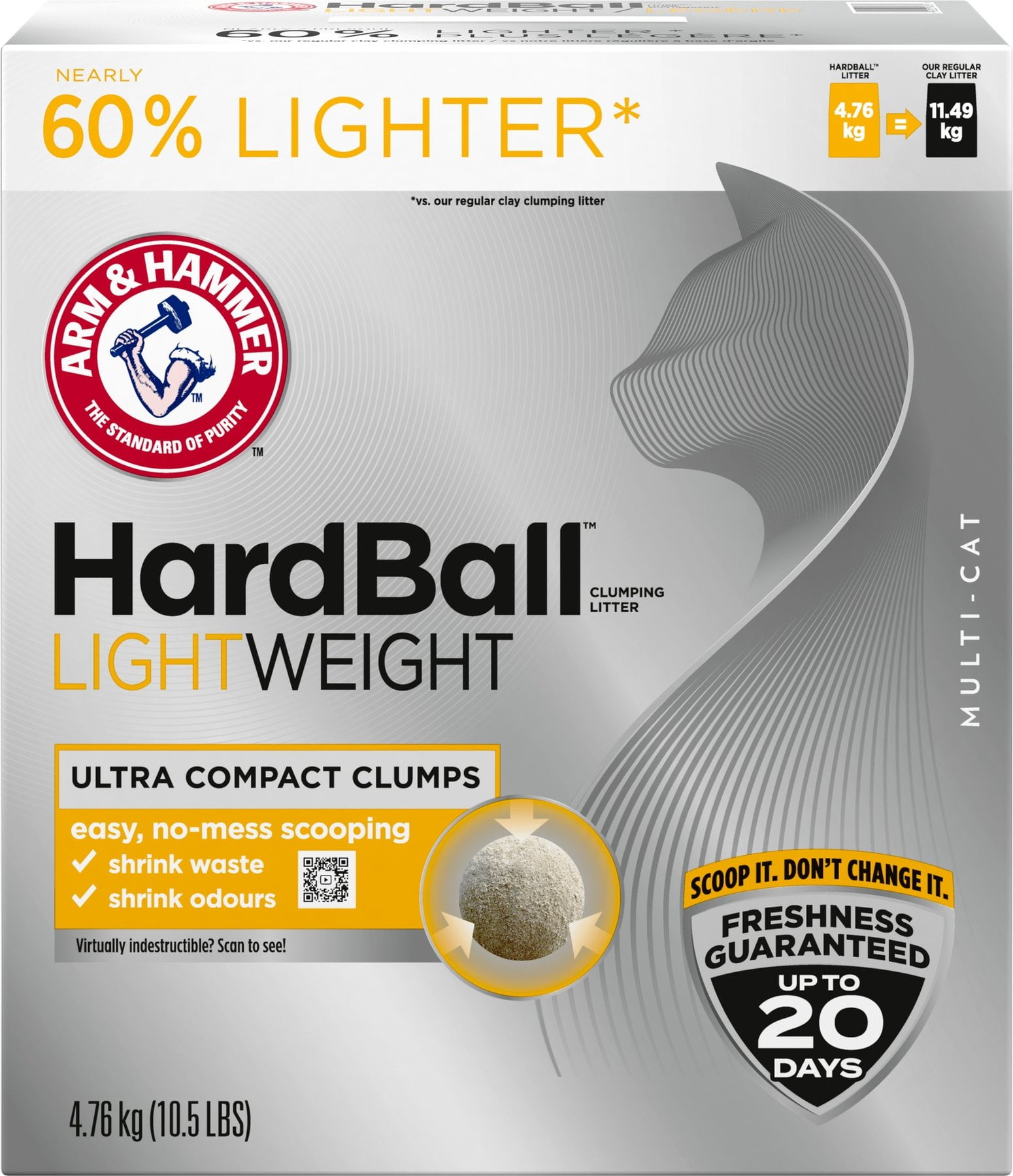 pack of 2 - Arm & Hammer Litter Platinum Hardball Garden Bloom ...